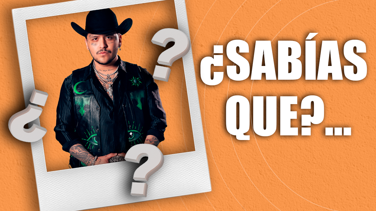 ¿Sabías que?... Christian Nodal grababa canciones en su cuarto